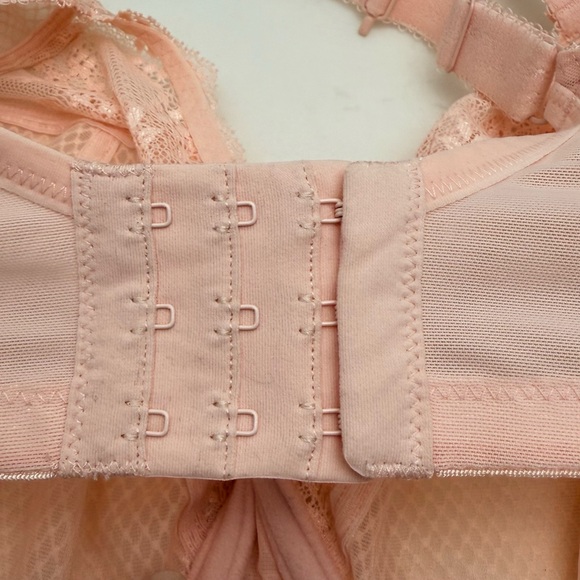 Elomi | Intimates & Sleepwear | Peach Full Figure Mesh Embroidered ...
